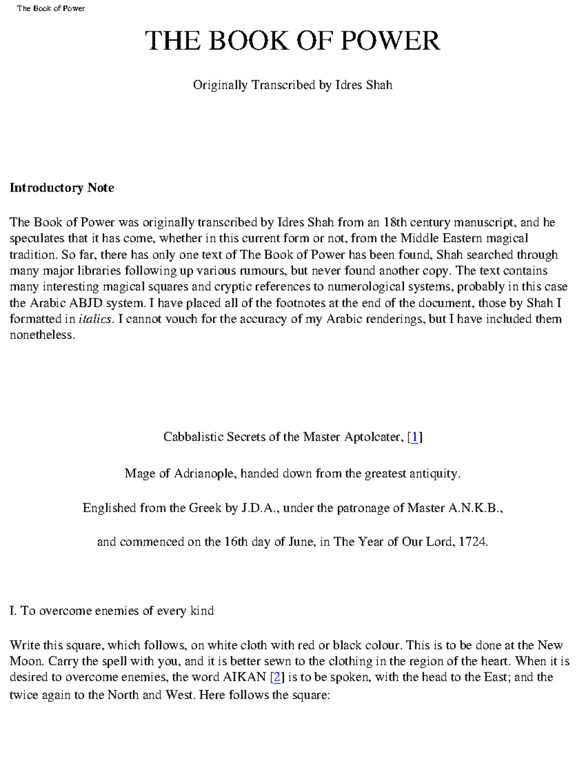 The Book of Power - Jzjbzznnznzznz - THE BOOK OF POWER Originally ...