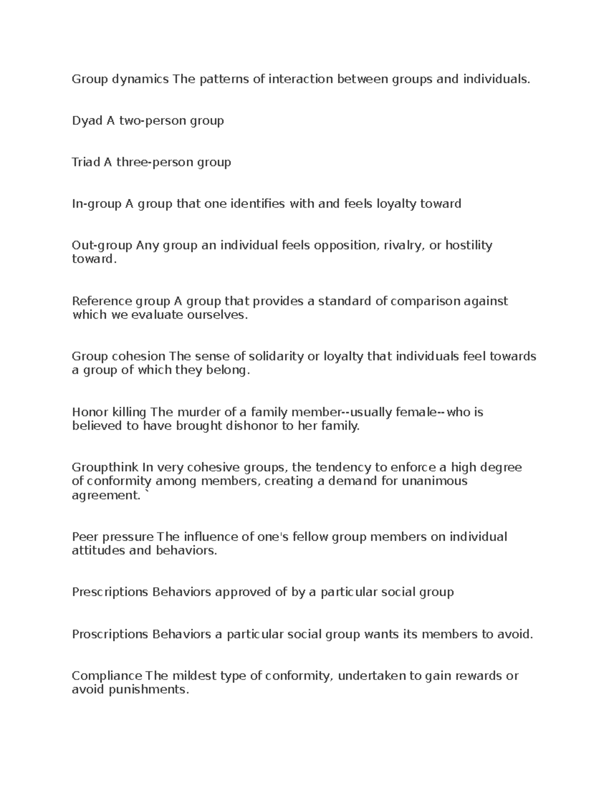 Sociology 101 Lecture 4 - Group dynamics The patterns of interaction ...