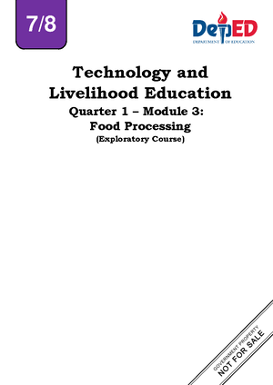 Week1 nail care dll - module - Tle lessons - Studocu