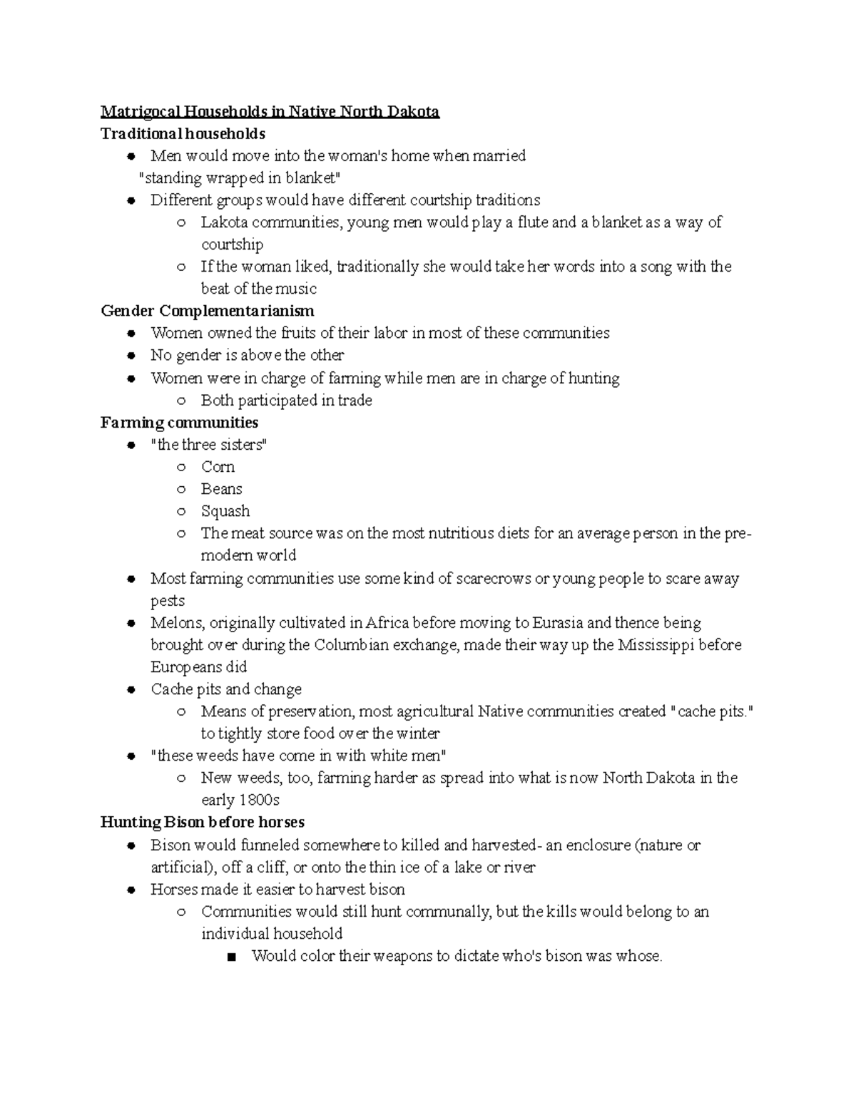 Matrifocal Households in Native North Dakota - Matrigocal Households in ...