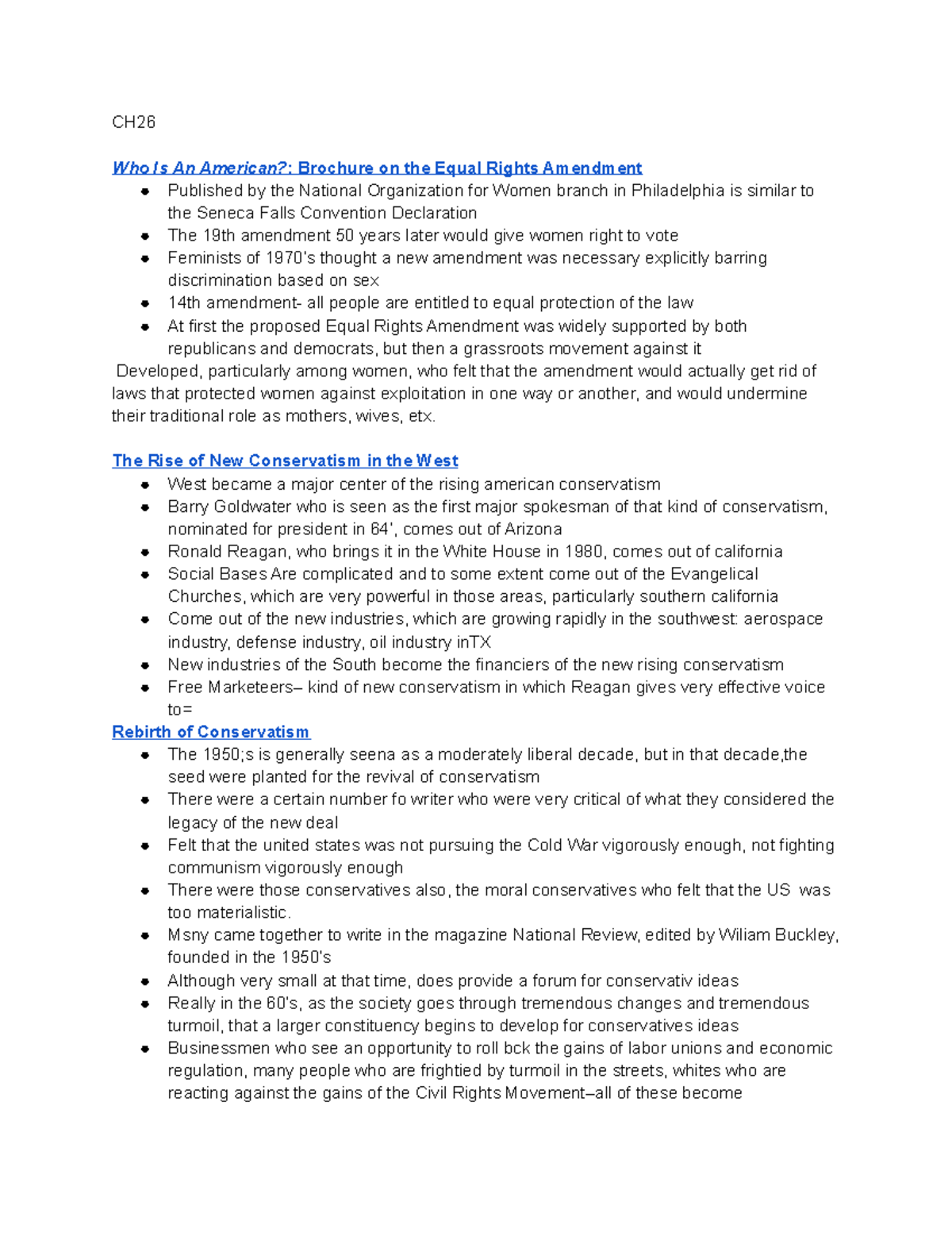 Unit 4 notes video - CH Who Is An American?: Brochure on the Equal ...
