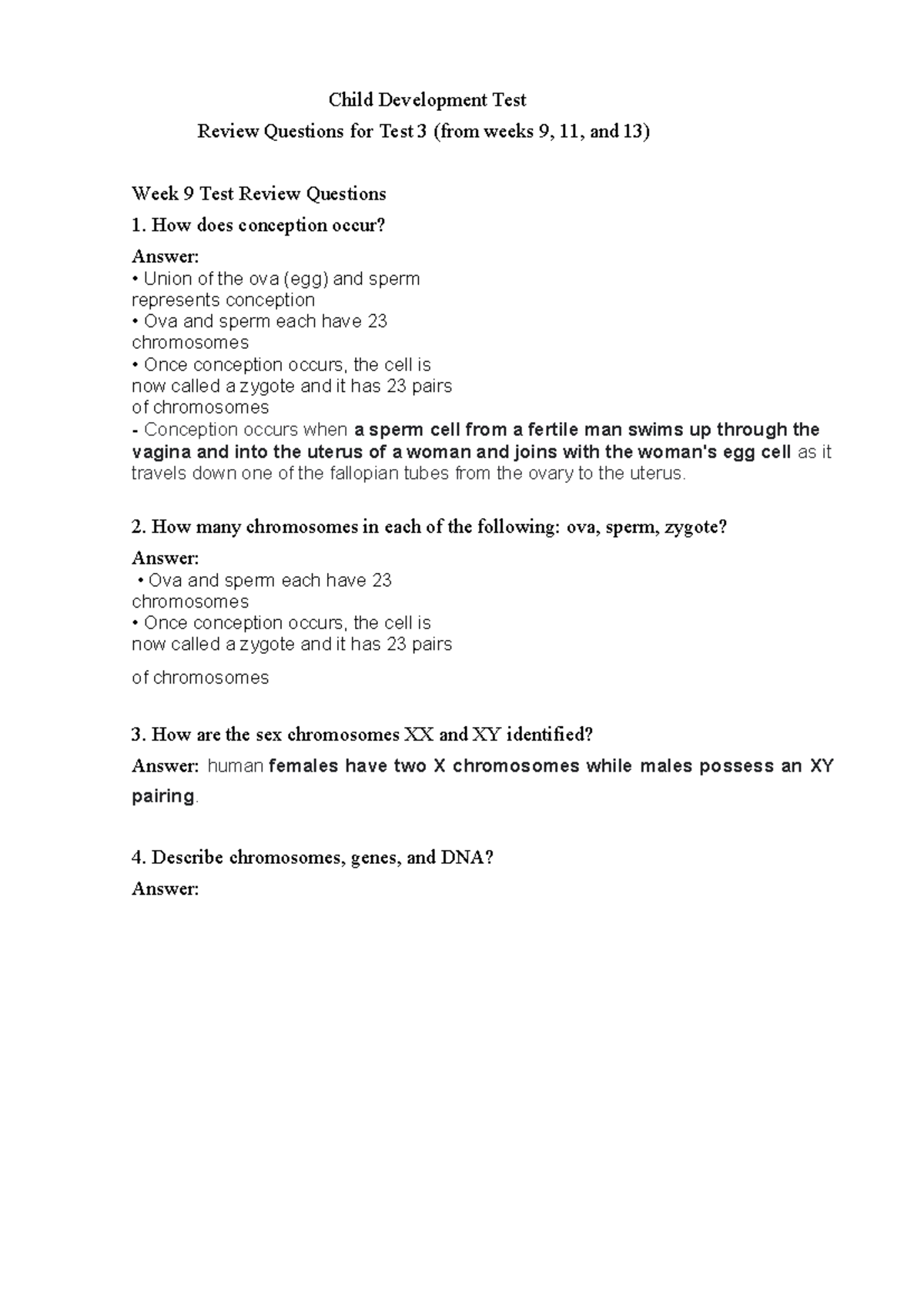 Child Development Test 3 - Child Development Test Review Questions for ...