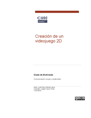 Manual DE Juegos 2D - TIRZO MEDINA - MANUAL VIDEOJU UNIVERSIDAD CARLOS ...
