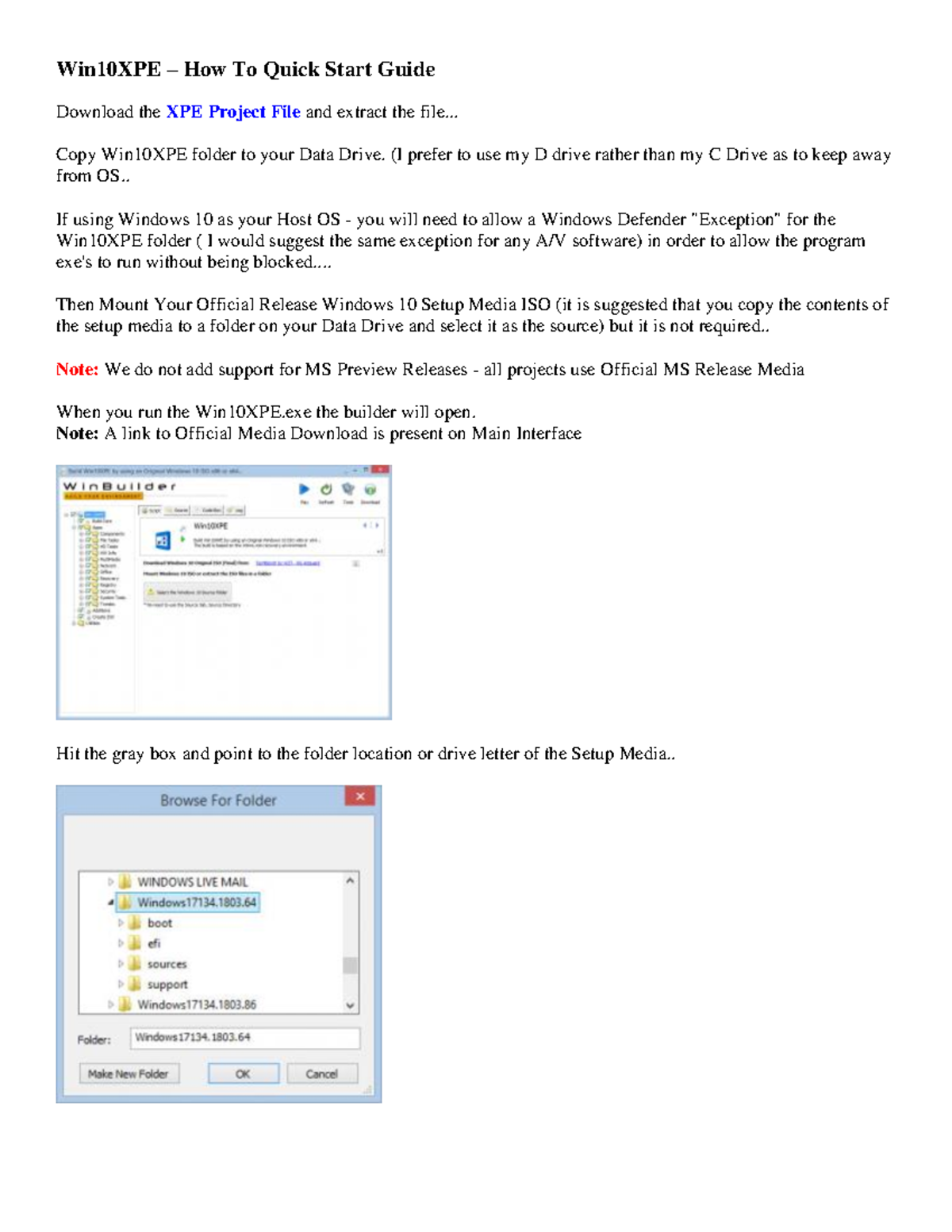 Win10XPE - How To Quick Start Guide - Win10XPE – How To Quick Start ...