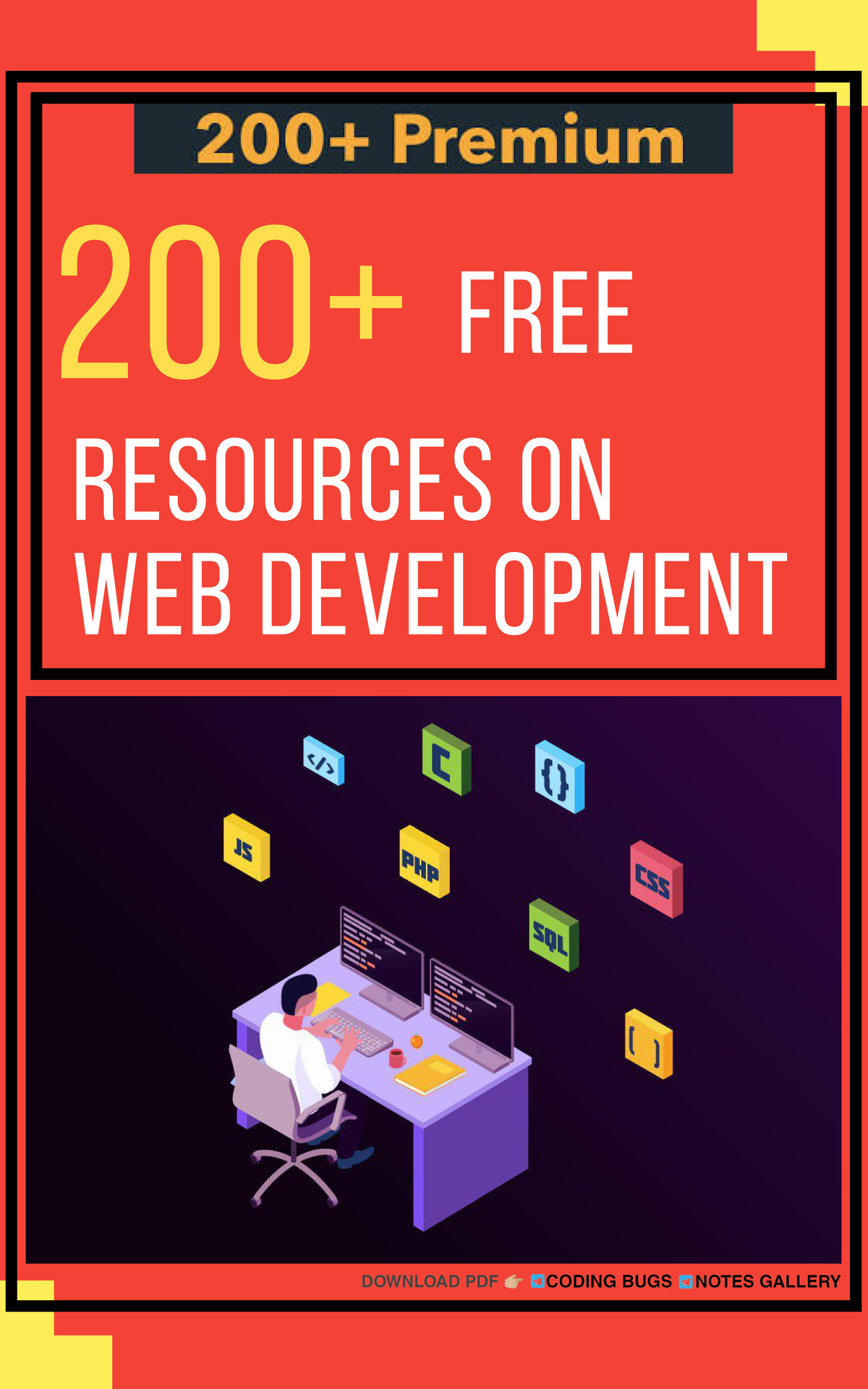200+ FREE Resources ON WEB Development-Copy - 200+ By Coding Master resources on web development ...