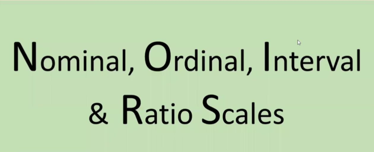 Type of scales - Financial management notes - Nominal, Ordinal ...