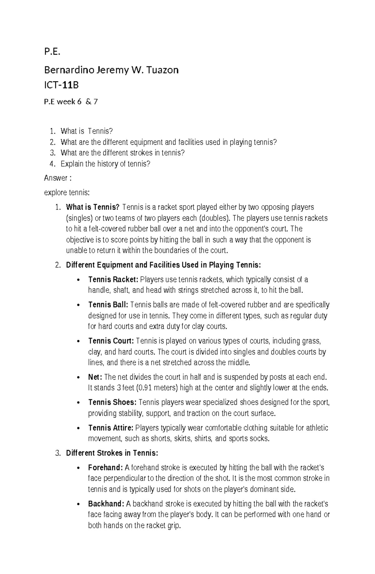 P.E week 6 & 7 - What initial nuclear radiation components generate ...