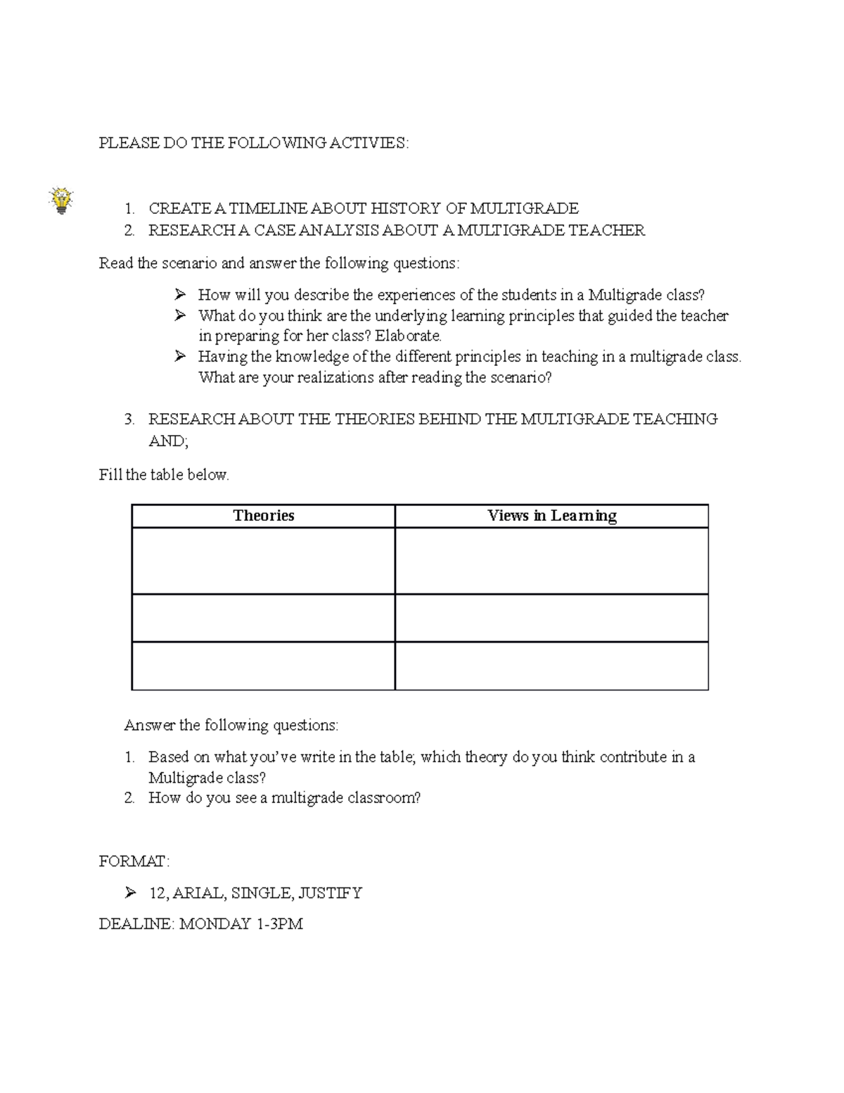 SNED-19- Activities - Education - PLEASE DO THE FOLLOWING ACTIVIES: 1 ...