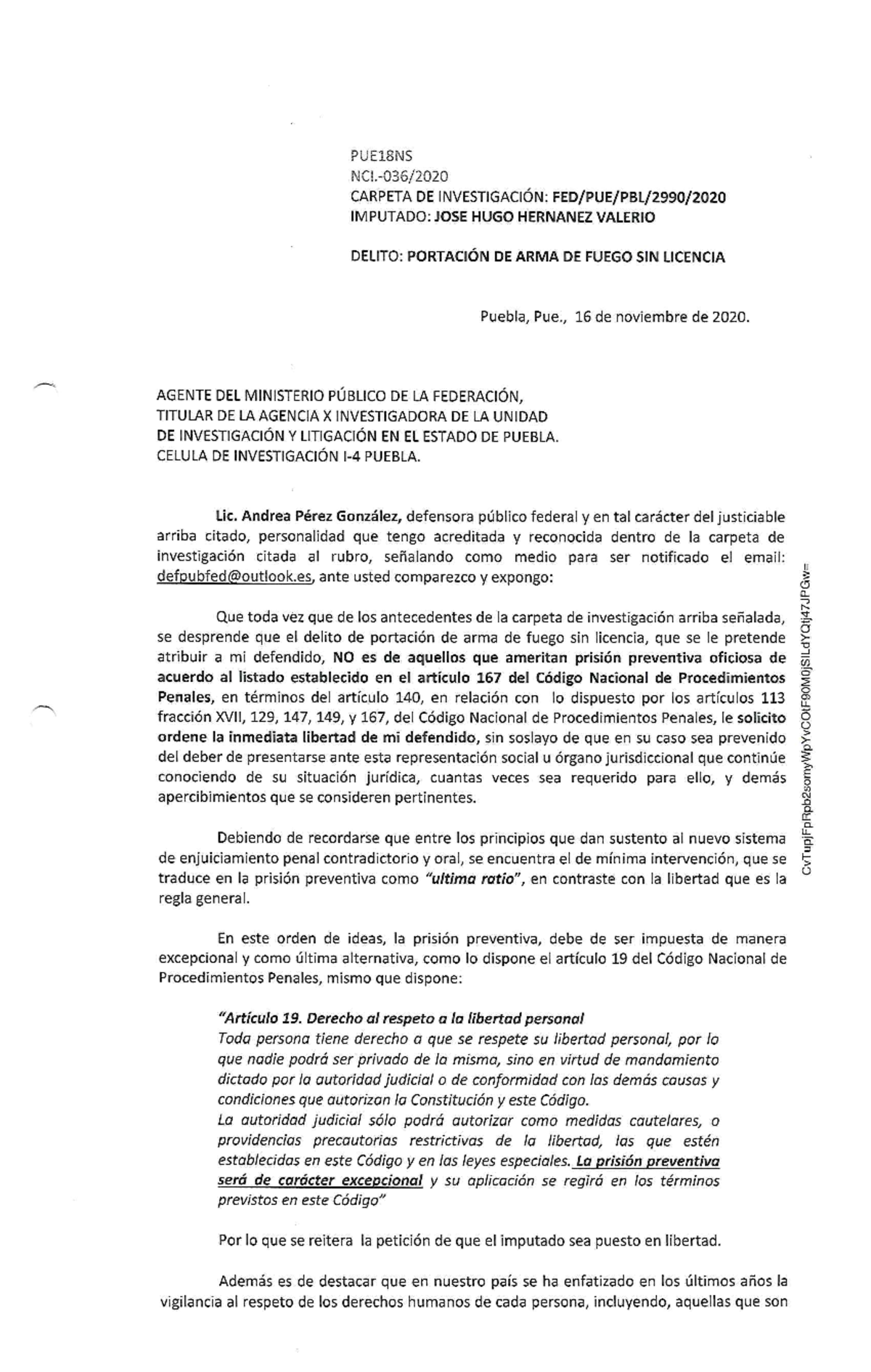 Escrito para Libertad 1 - derecho civil - Studocu