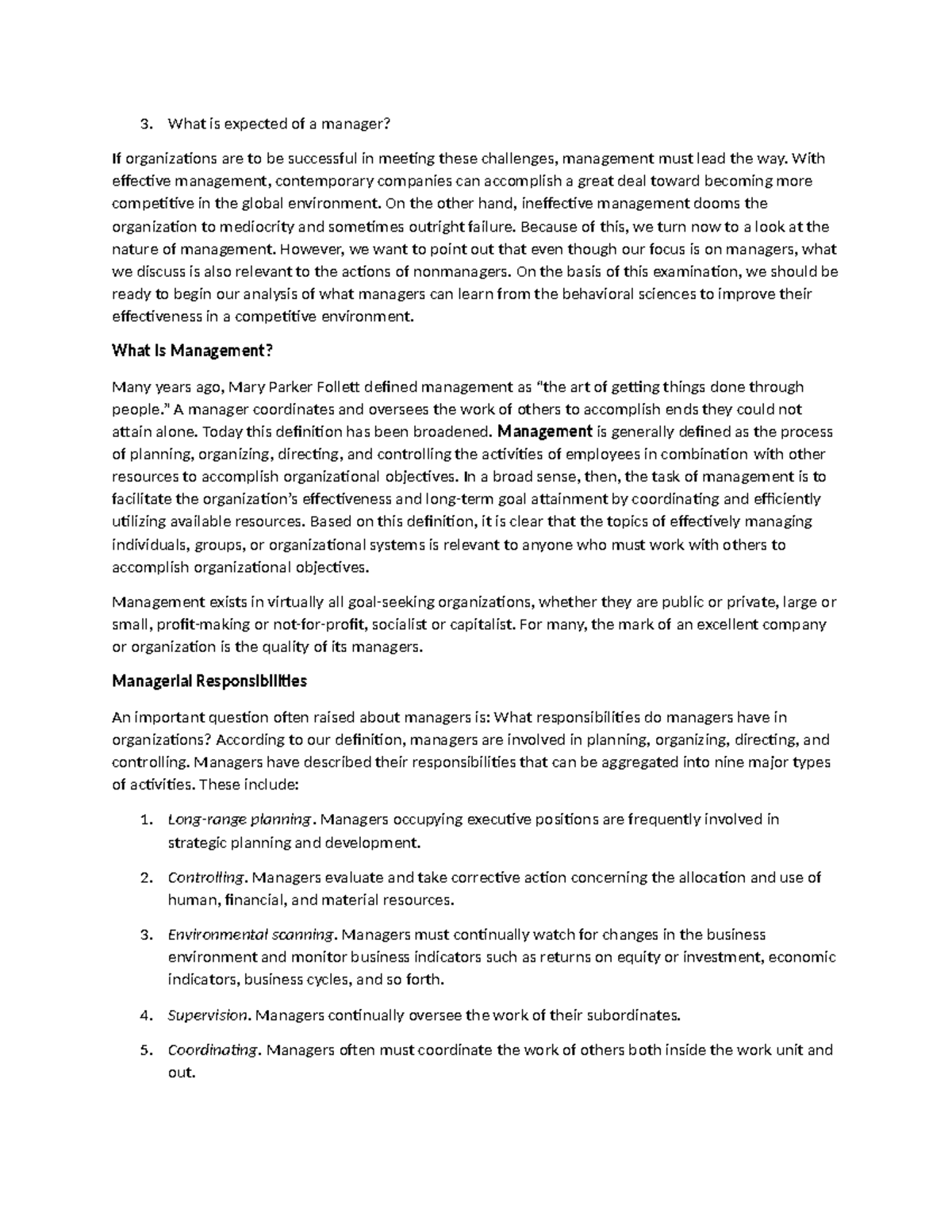 L1. THE Nature OF Management & Organizational Behavior - What is ...