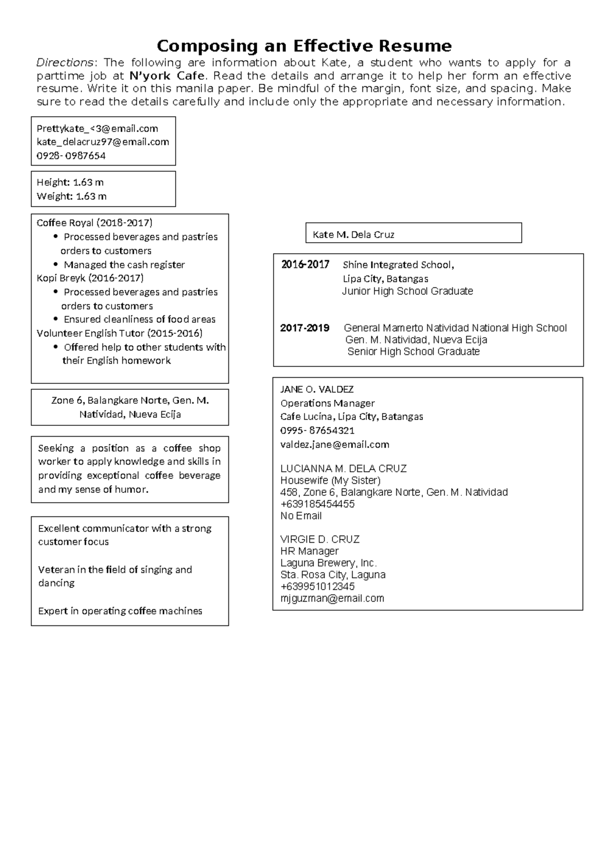 Composing an Effective Resume - Composing an Effective Resume ...