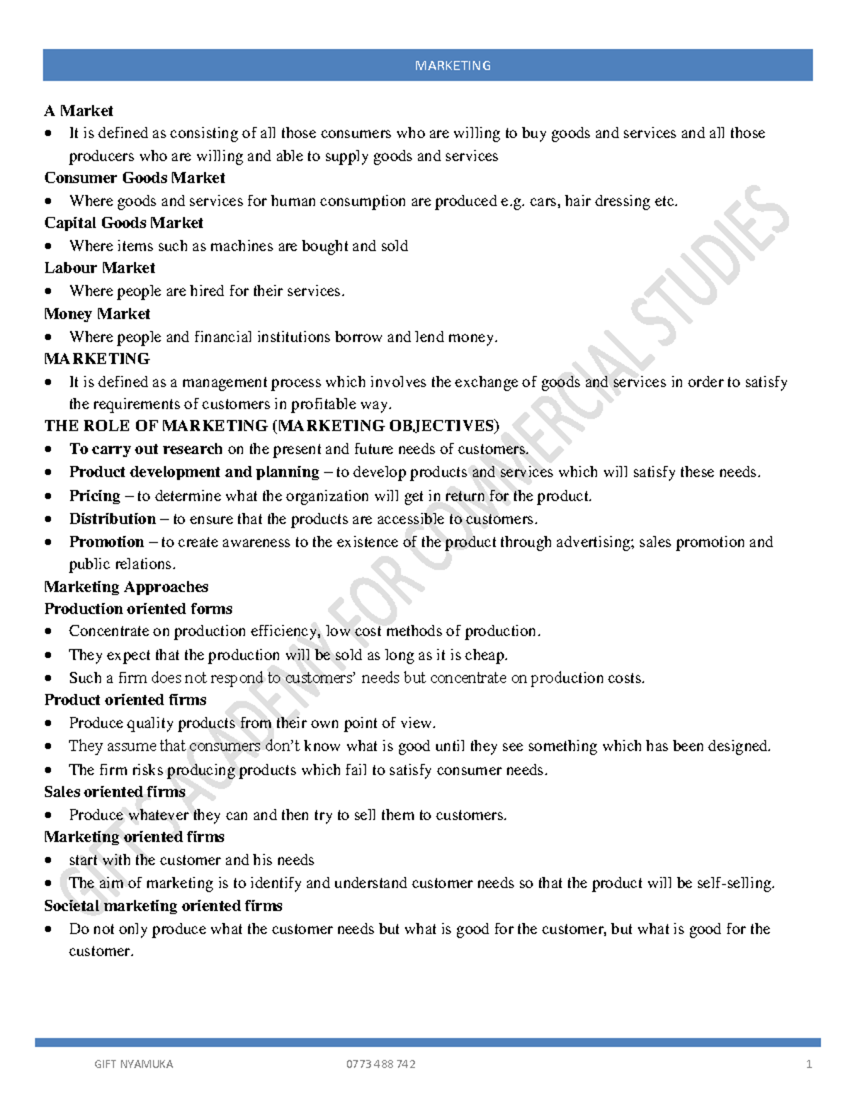 6. Marketing 69pgsketing - A Market It is defined as consisting of all ...