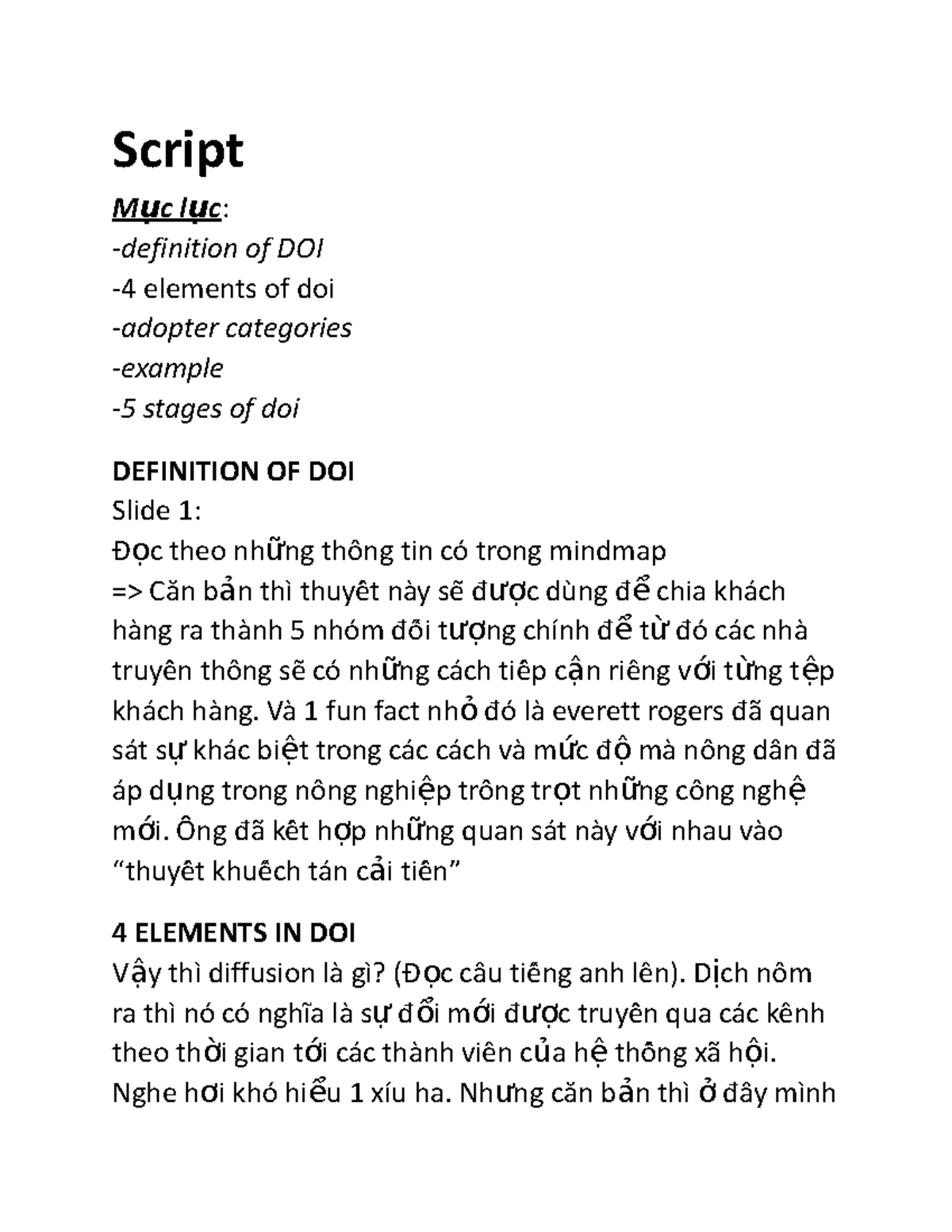 ThuyẾt tr Ình doi - Summary quản trị rủi ro tài chính - Script M ục l ...