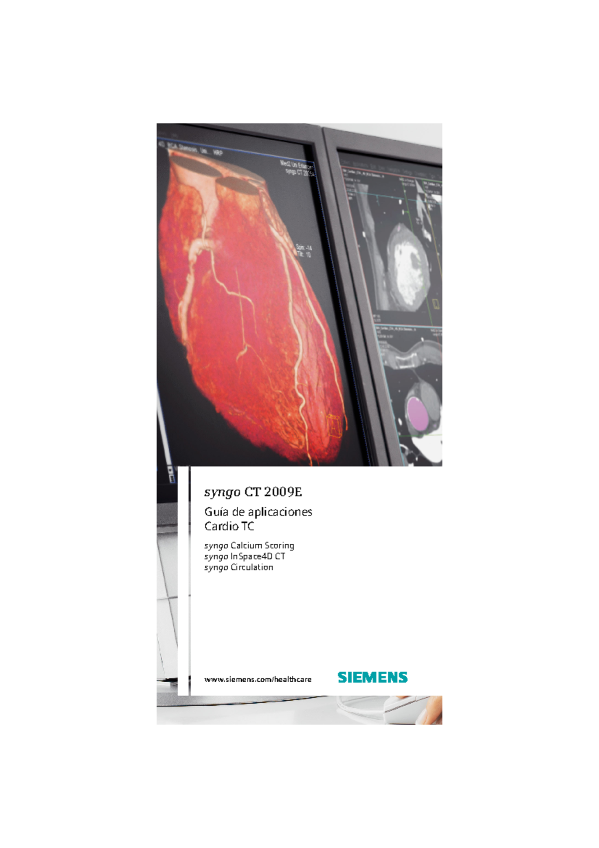Applicationguide Cardiacct - siemens/healthcare syngo CT 2009E Guía de ...