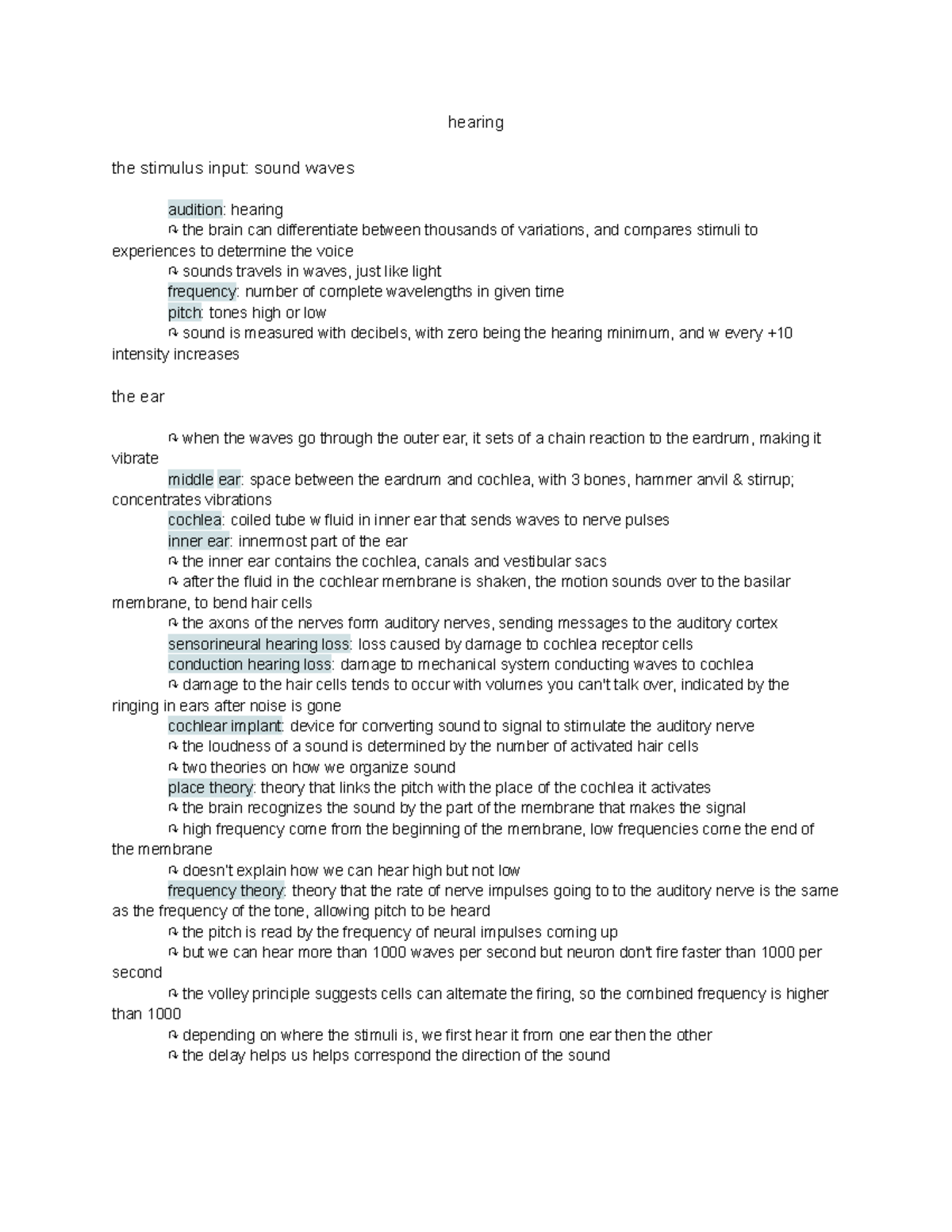 Hearing pt 1 - ear anatomy - hearing the stimulus input: sound waves ...