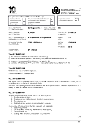 NWU Lesson planning template 2020 - - Studocu