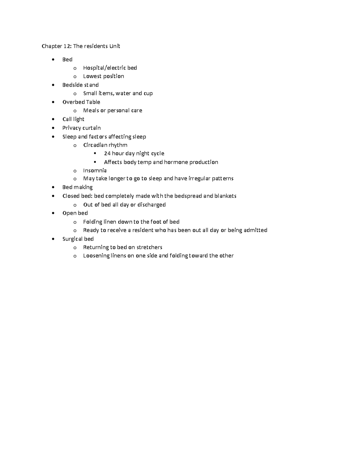 Chapter 12-5 - medical terminology textbook notes - Chapter 12: The ...