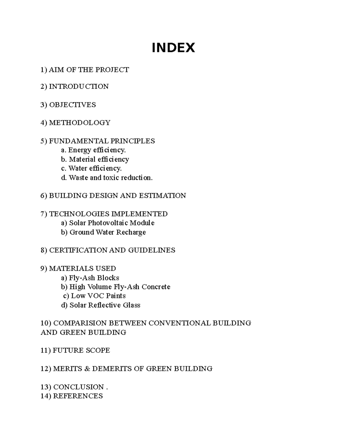 Index - Fhj - INDEX 1) AIM OF THE PROJECT 2) INTRODUCTION 3) OBJECTIVES ...