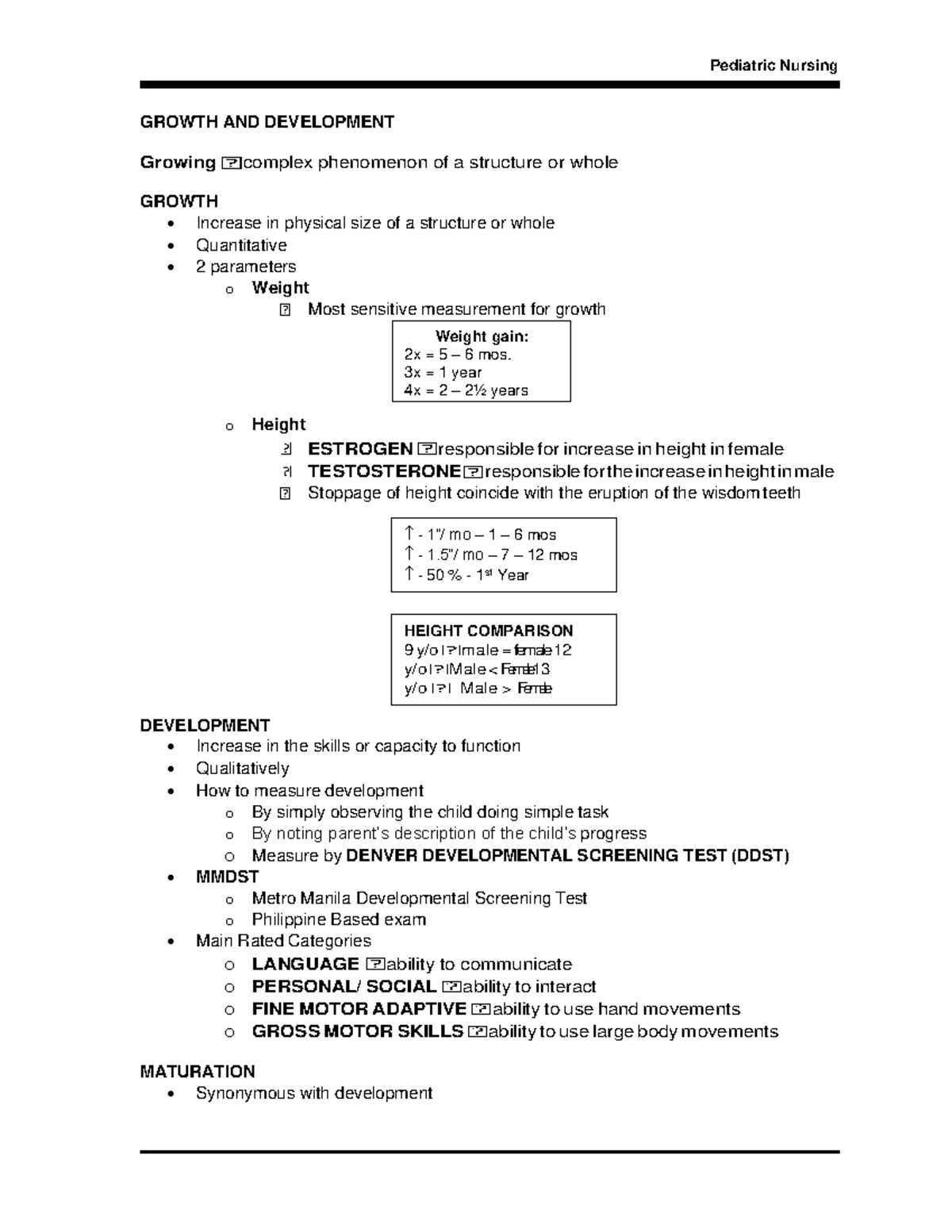 Pediatric-Nursing-Ratio-Reviewer - - 1”/ mo – 1 – 6 mos - 1”/ mo – 7 ...