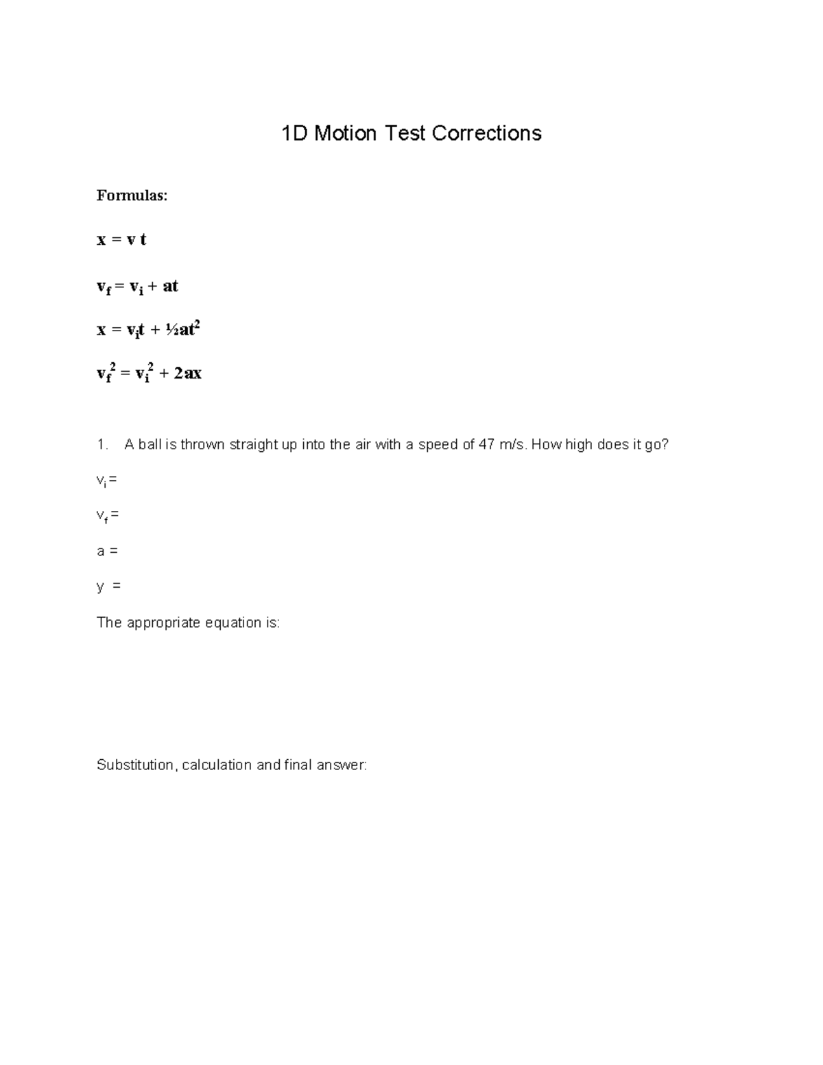 1D Motion Corrections October 2020 - 1D Motion Test Corrections ...