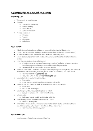 Lesson 02 Division of Law - I Division of Law Read the following ...