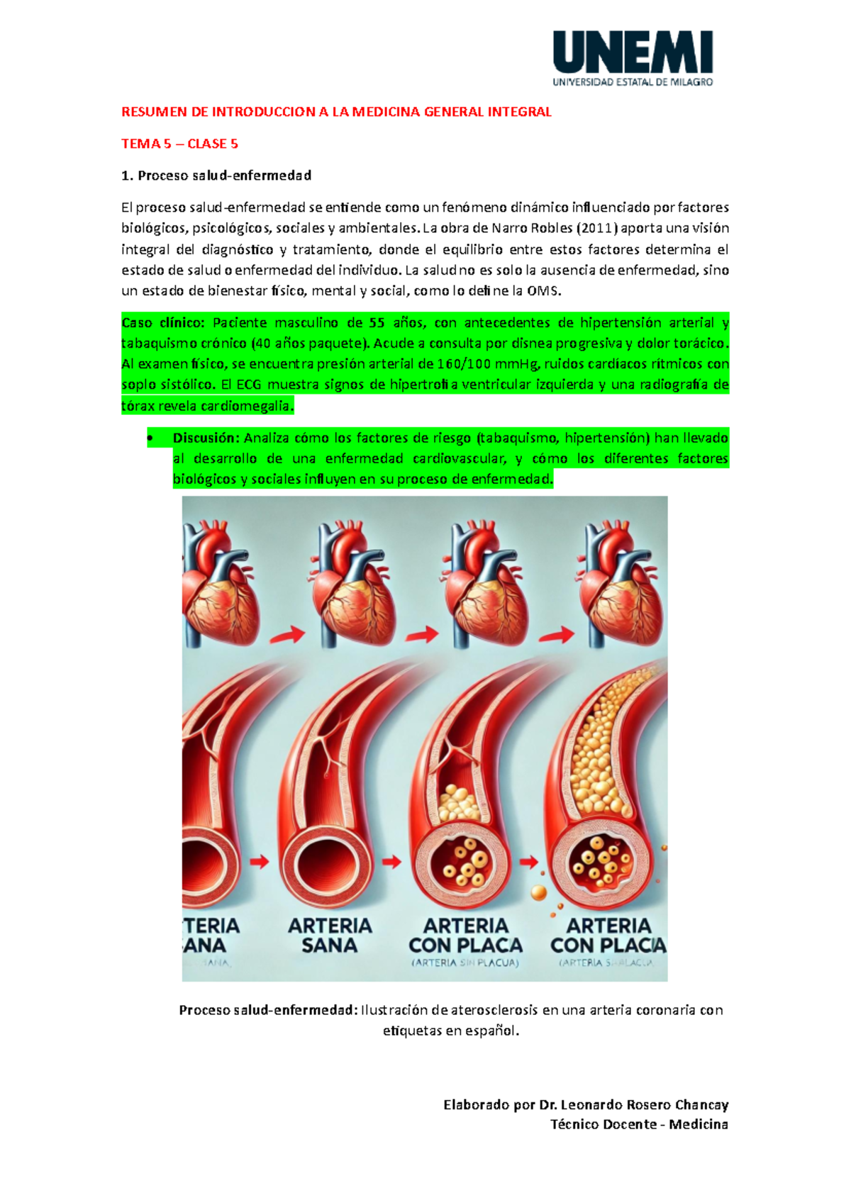 Introduccion A LA Medicina General Integral TEMA 5 - Clase 5 ...