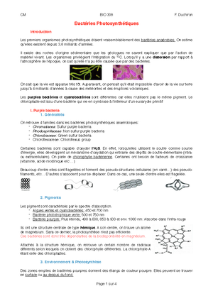Chapitre 4 - Classification microbienne et diversité du monde bactérien ...