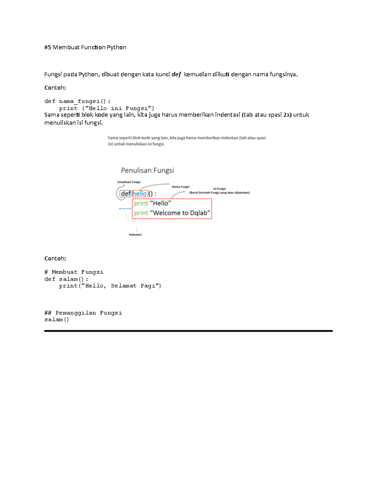Python Membuat Function Python 5 Membuat Func Python Fungsi Pada