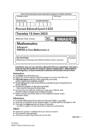 Unit 2 paper 2 2015 - FORM TP 2015268 CLC TEST CODE 02234020 2015 R ...