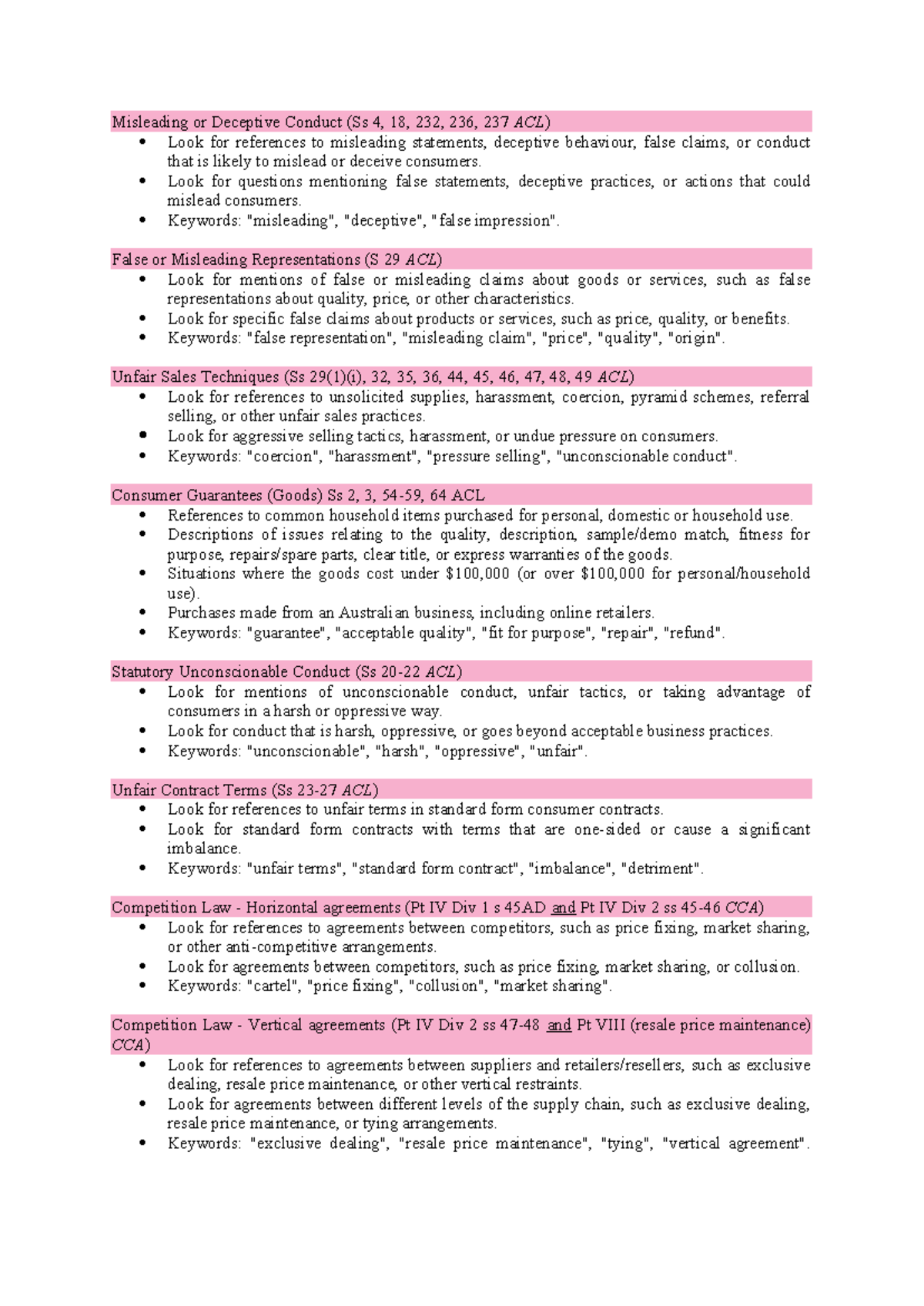 CCL Topics - What to look out for - Misleading or Deceptive Conduct (Ss ...