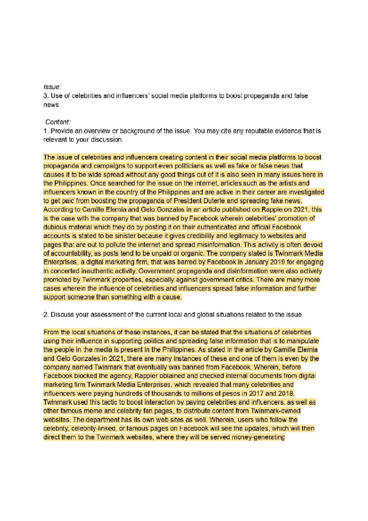 PT4.2 Content - Lec notes ethics - Ethics - Studocu