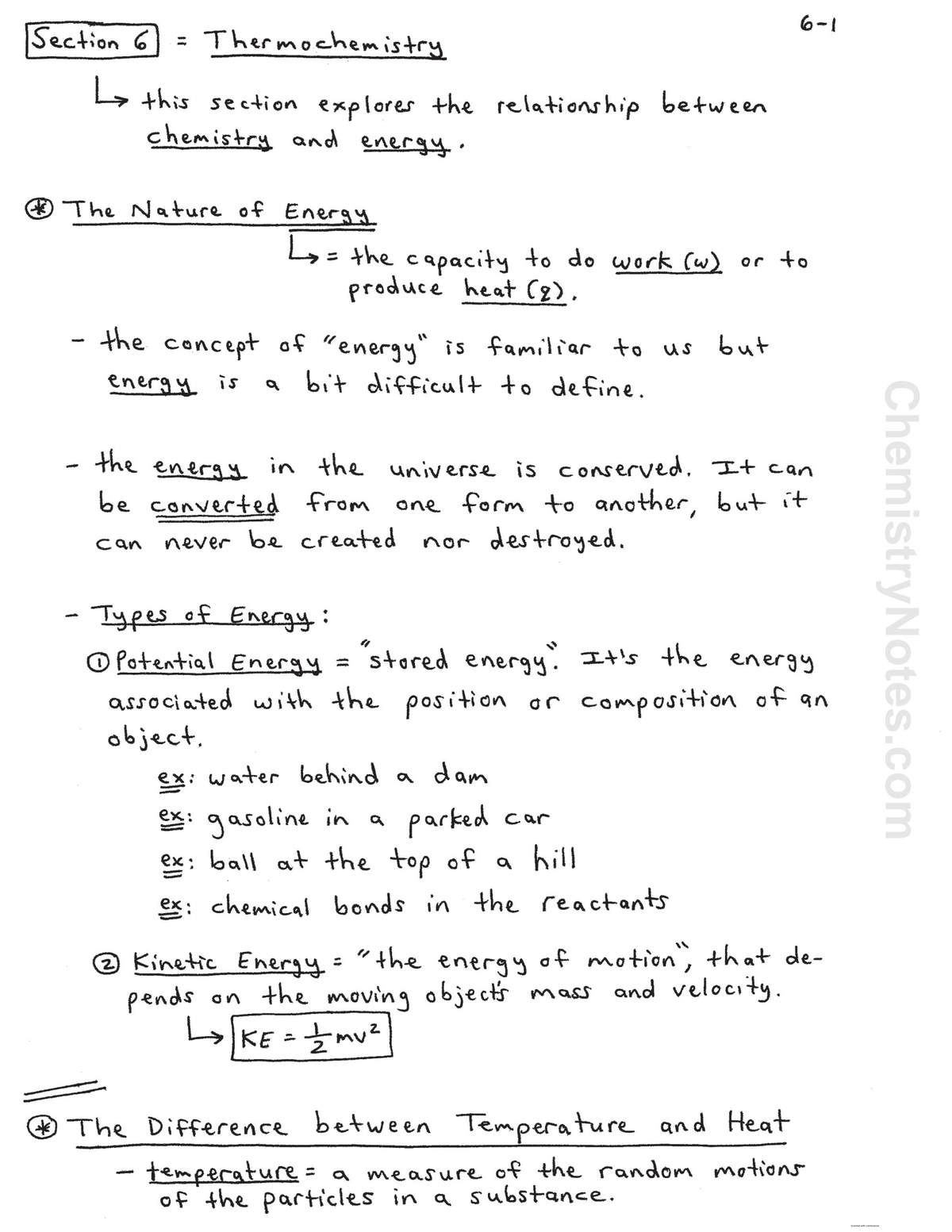 Thermochemistry - Lecture Notes - Chemistry for Engineers - Studocu
