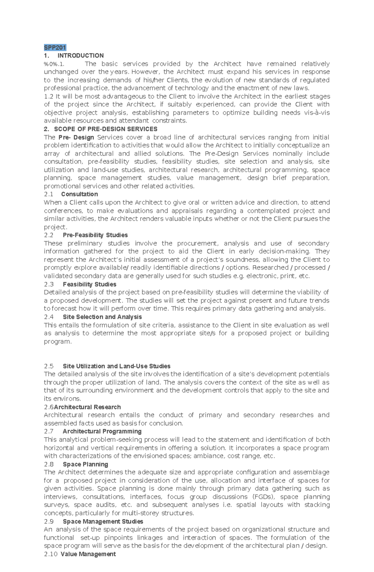 SPP-201-204 - SPP 1. INTRODUCTION %0%. The basic services provided by ...