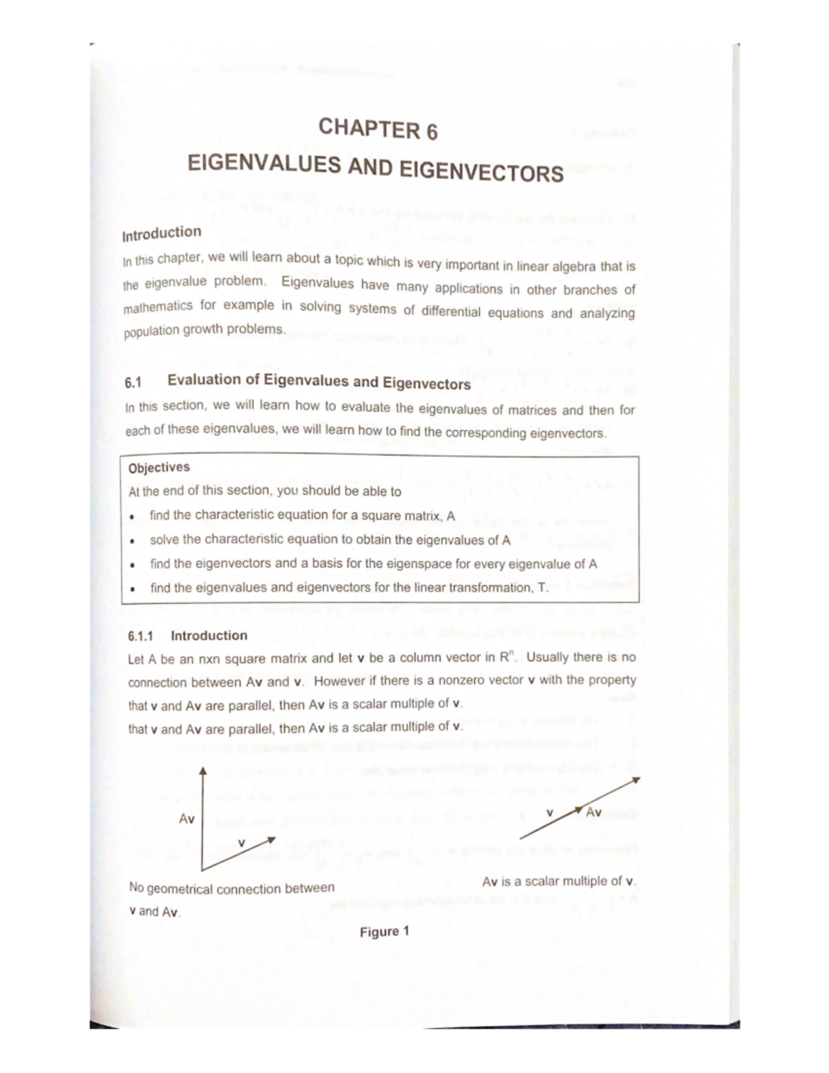 Chapter 6 Eigenvalues Eigenvector - Linear Algebra - Studocu