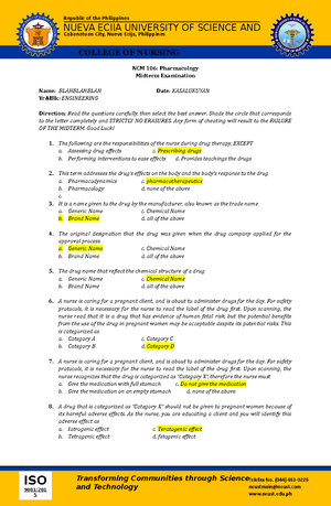 FDAR-Newborn-1 - FDAR-Newborn-1 - NURSES' NOTES PATIENT NAME: AGE ...