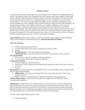 Mod. 5 Lecture - Microbiology Module 5 Epidemiology: study of disease ...