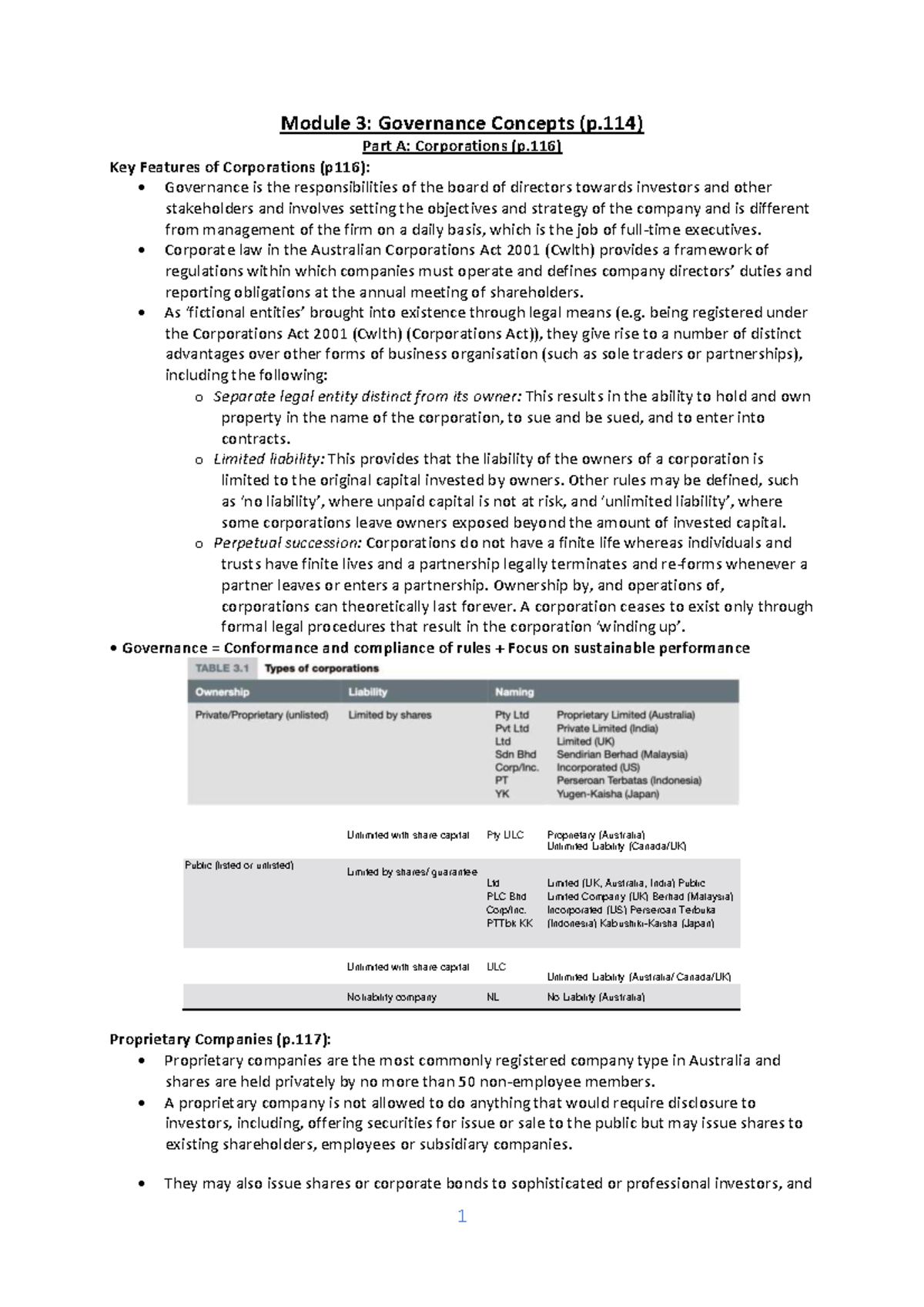 Business Ethics and Risk Management - Module 3 - Module 3: Governance ...