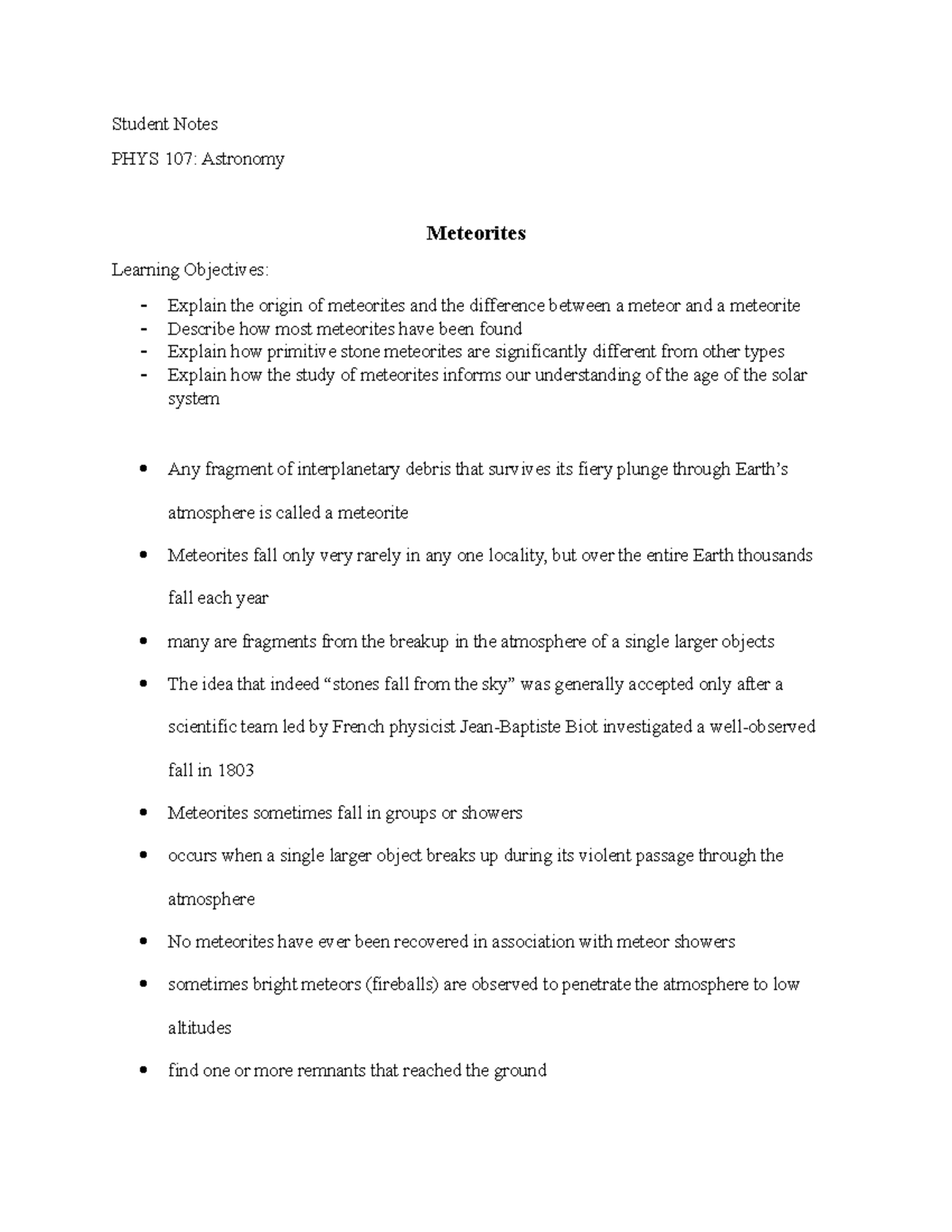 Chapter 14-2 PHYS 107 - notes - Student Notes PHYS 107: Astronomy ...