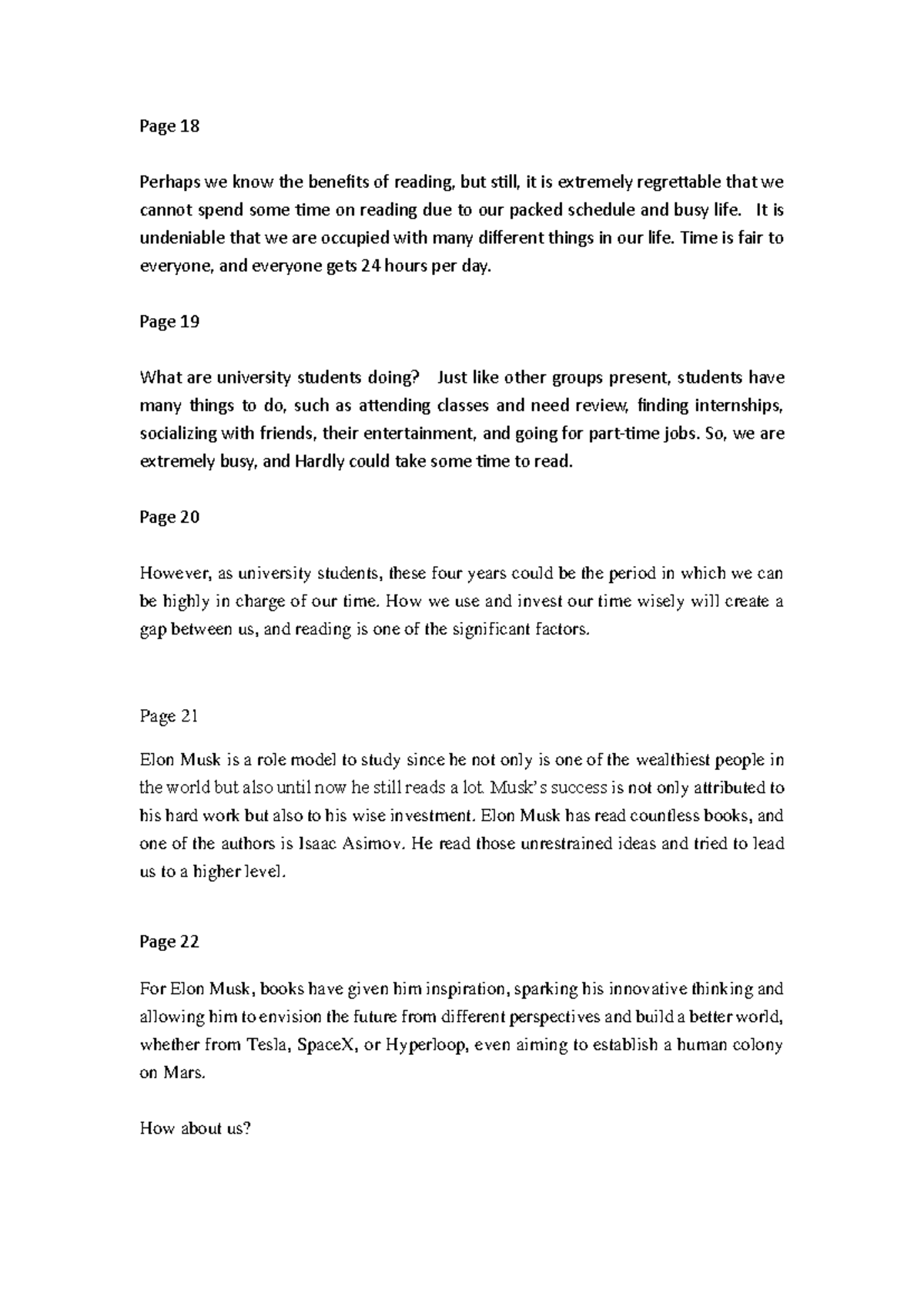 Note - it is for refernce - Page 1 8 Perhaps we know the benefits of ...