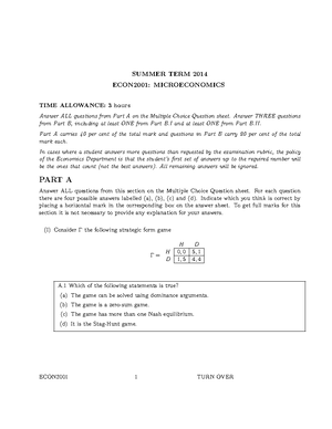 Optimal intertemporal allocation - People think about permanent ...