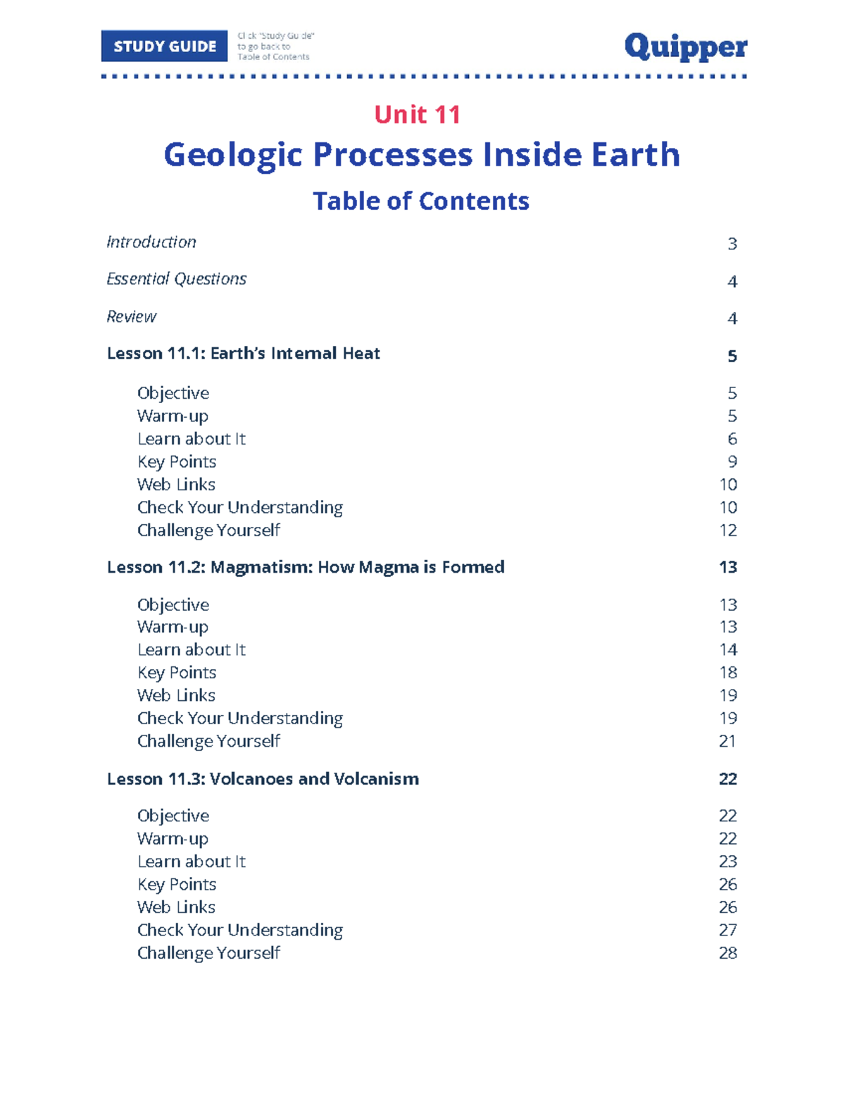 Earth Science Unit #11 - ganda - Unit 11 Geologic Processes Inside ...