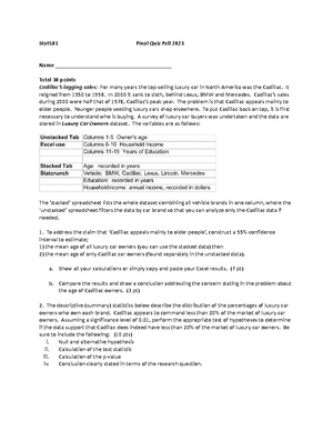 Statistics Notebook - Lecture notes from multiple chapters with various ...