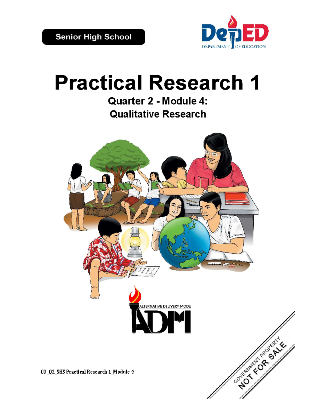 PR-1-1 - Practical Research 1 Quarter 2 - Module 4: Qualitative ...