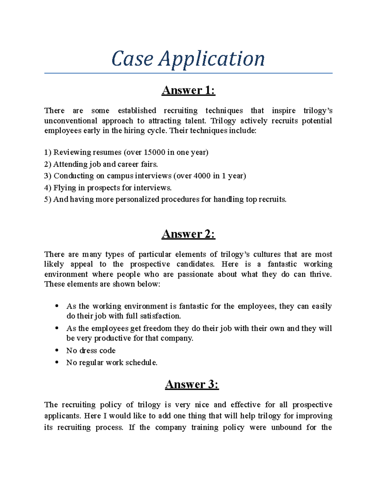 Case Application - Marketing - Karachi University - Studocu