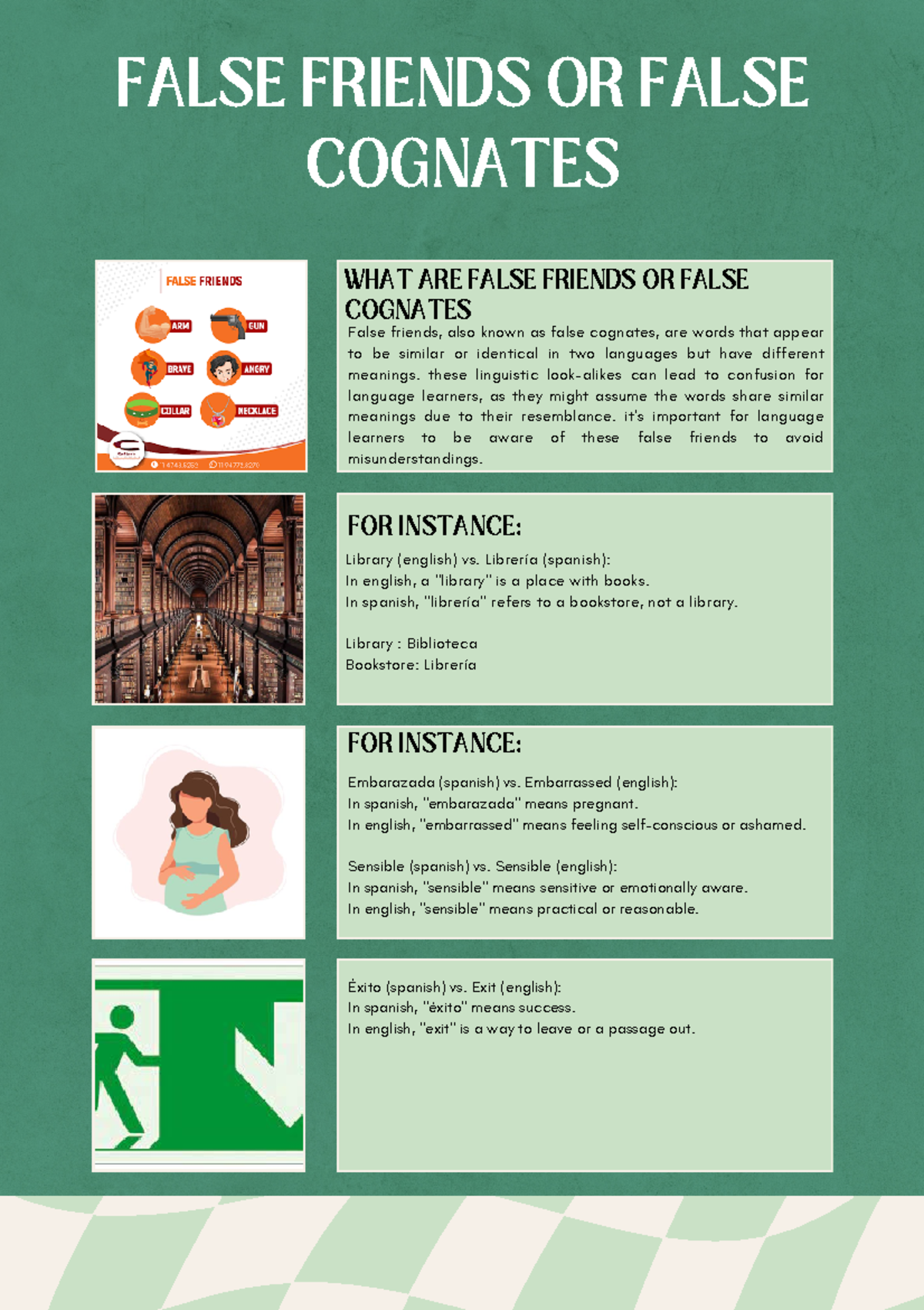 False Friends OR False Cognates - FALSE FRIENDS OR FALSE COGNATES False ...