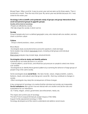 Interaction order - Sociology Notes - Interaction order social ...