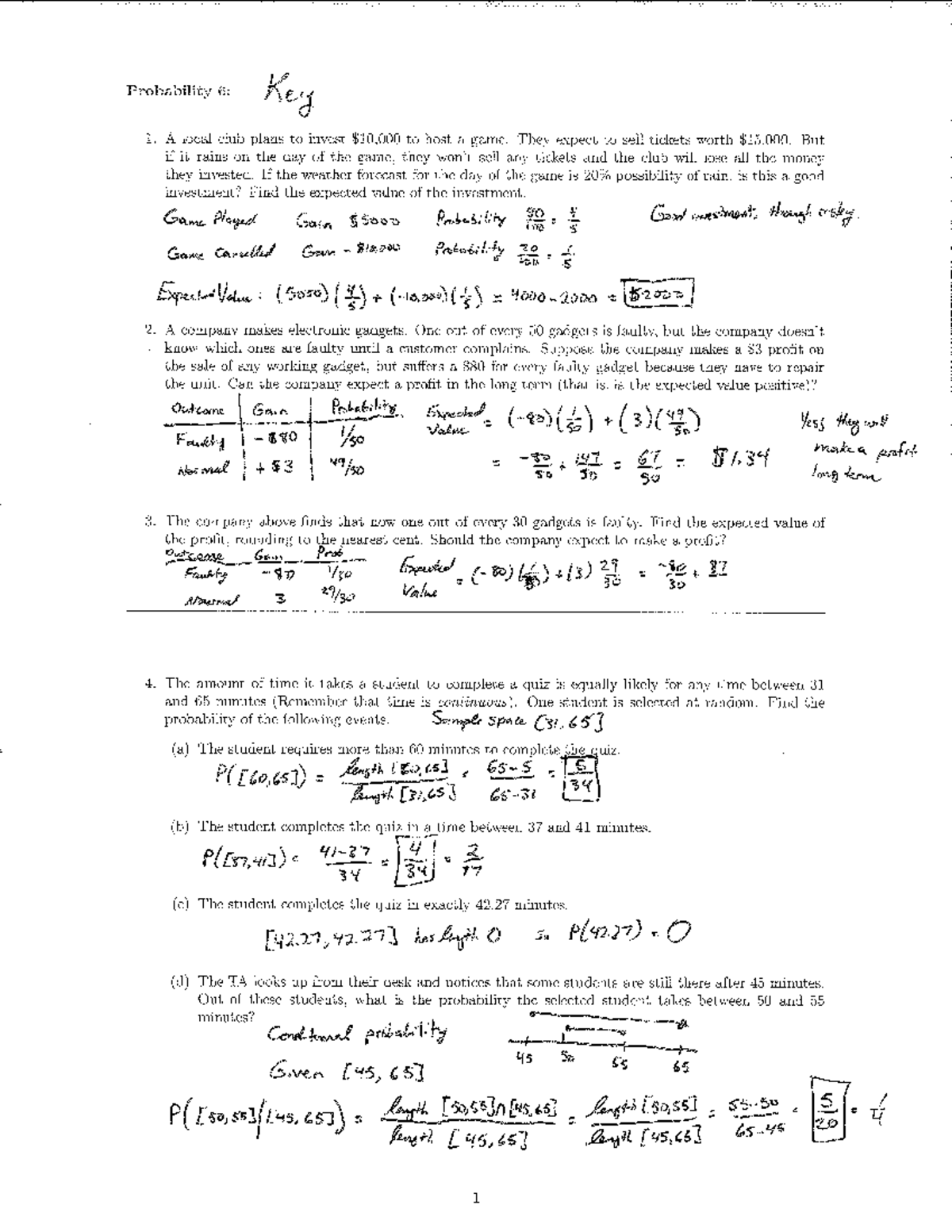 Probability 6-Answers - Mathematics in Modern World - Studocu