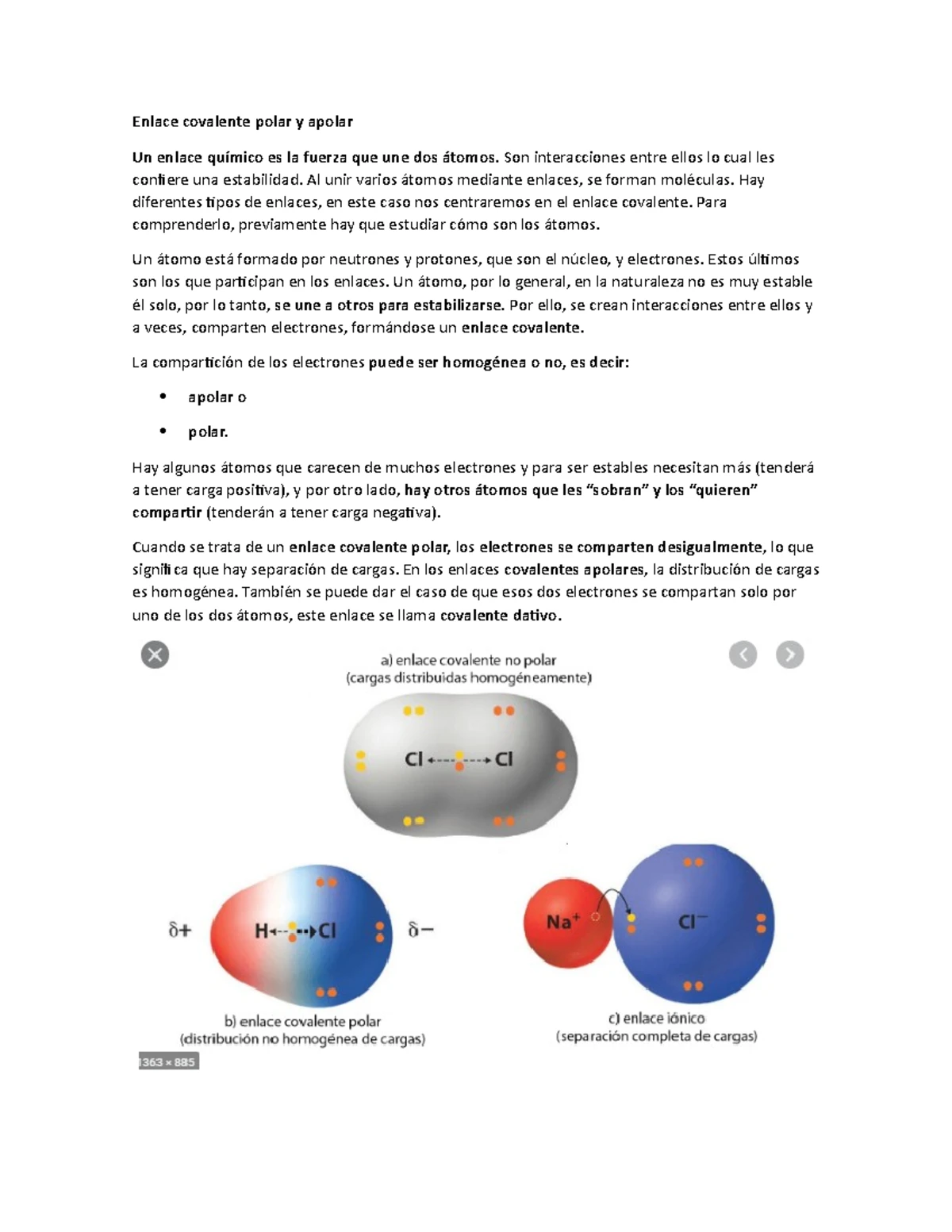 Características de los compuestos iónicos y enlaces covalentes ...