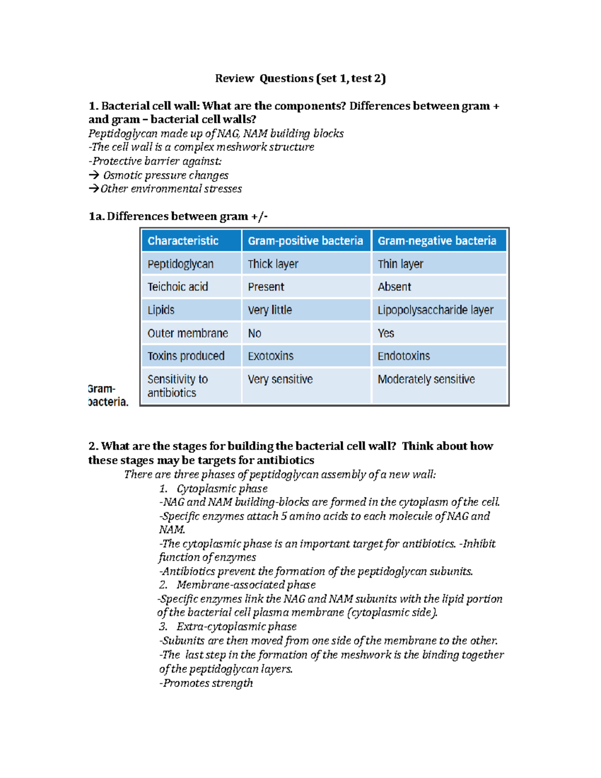 Review Questions (set 1, test 2) - Review Questions (set 1, test 2) 1 ...
