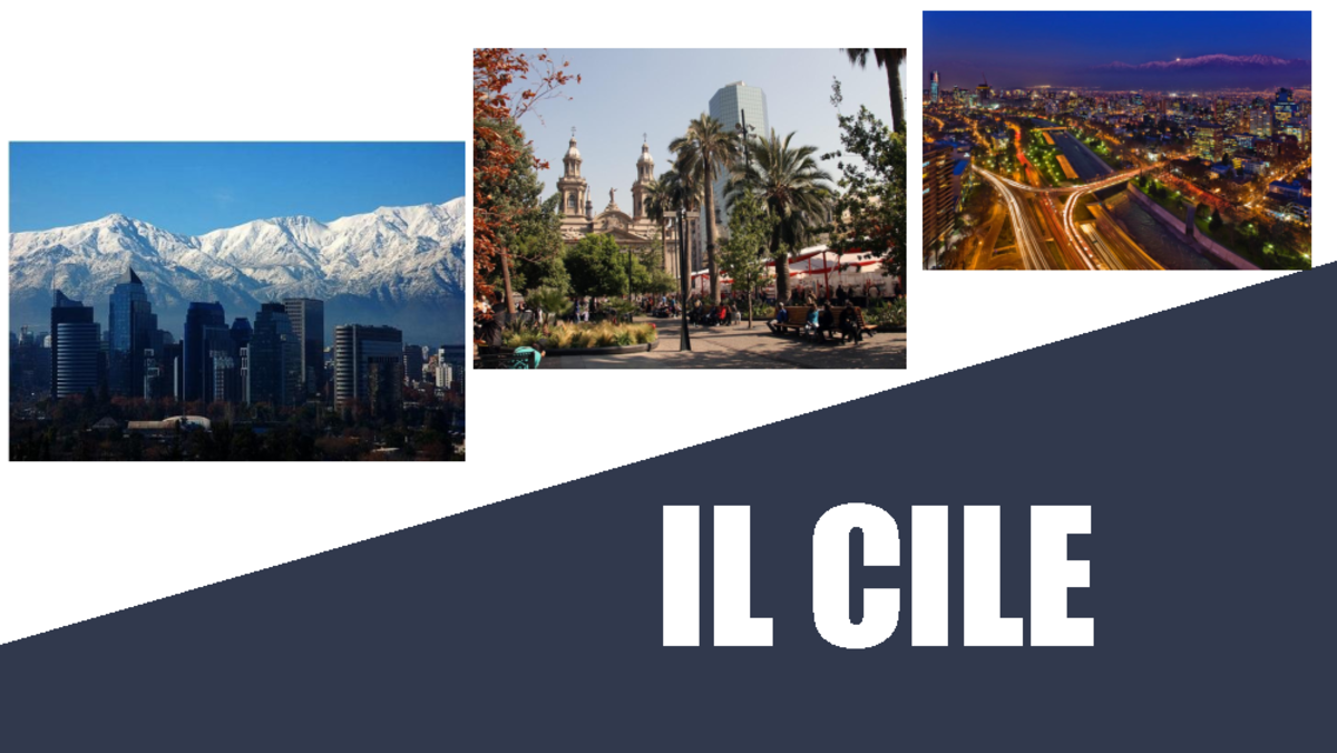 Cile - Appunti geografia base del cile - IL CILE CONFINI A Nord con il ...